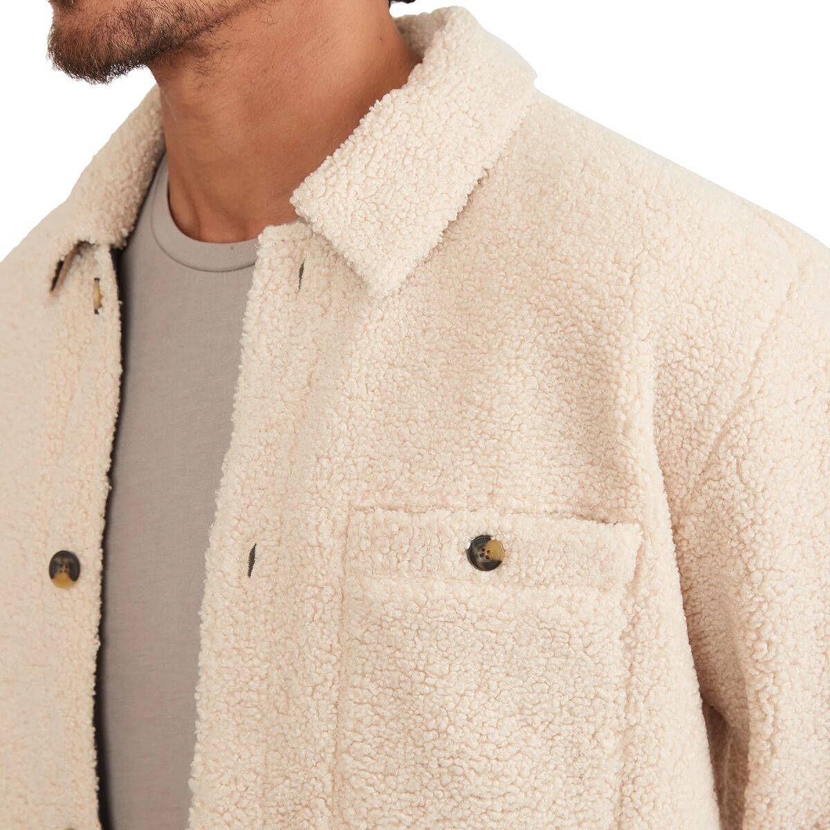 Marine Layer Sherpa Overshirt - Men's - Clothing