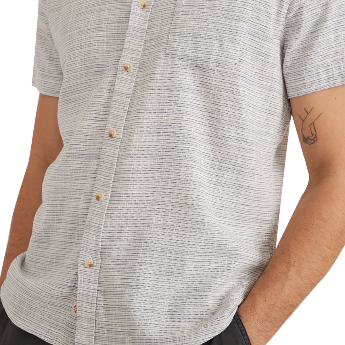 Marine Layer Stretch Selvage Simple Stripe Shirt - Men's - Clothing