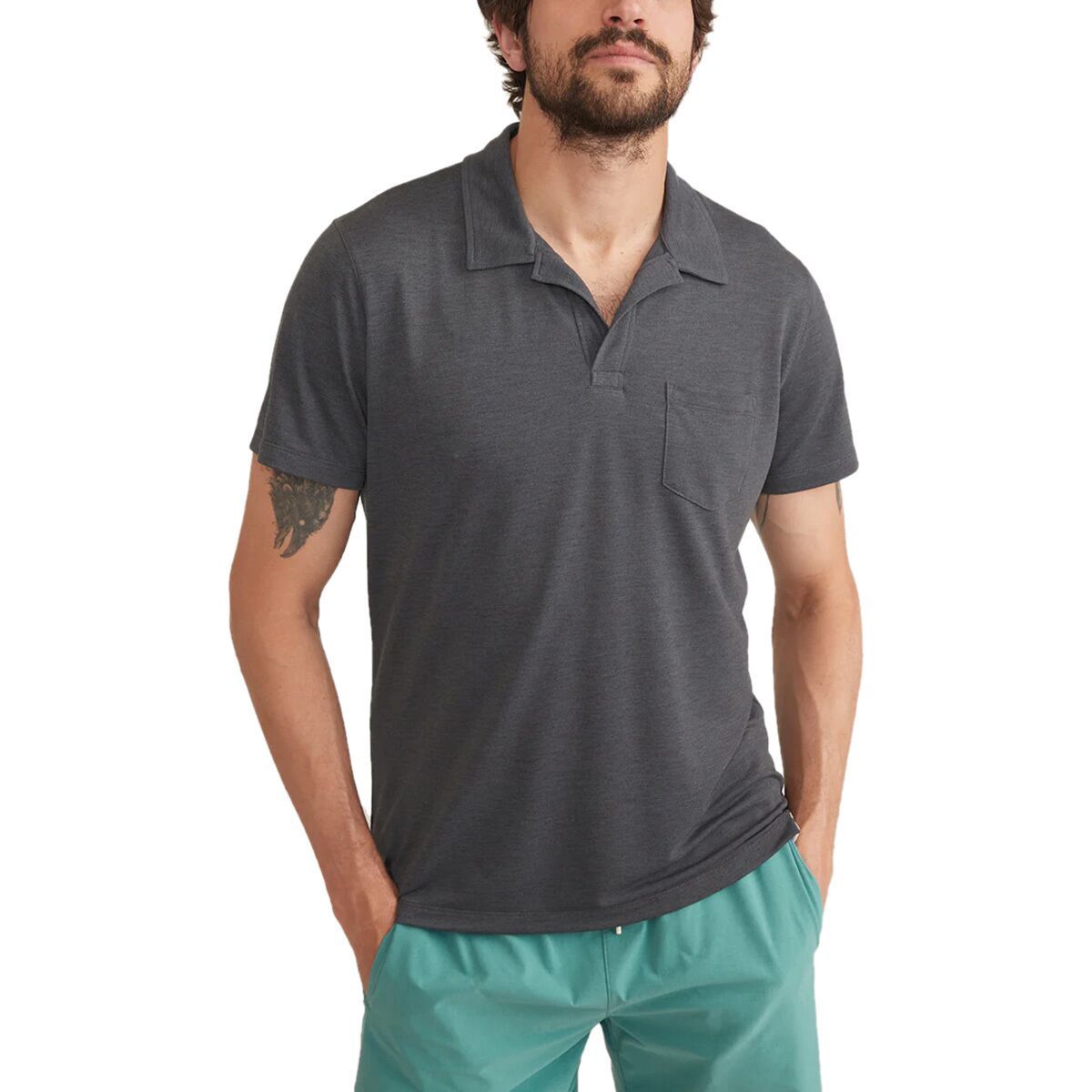 Marine Layer Air Polo Shirt - Men's - Clothing