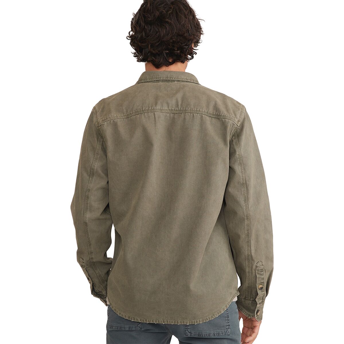 Marine Layer Broken In Canvas Overshirt - Men's - Clothing