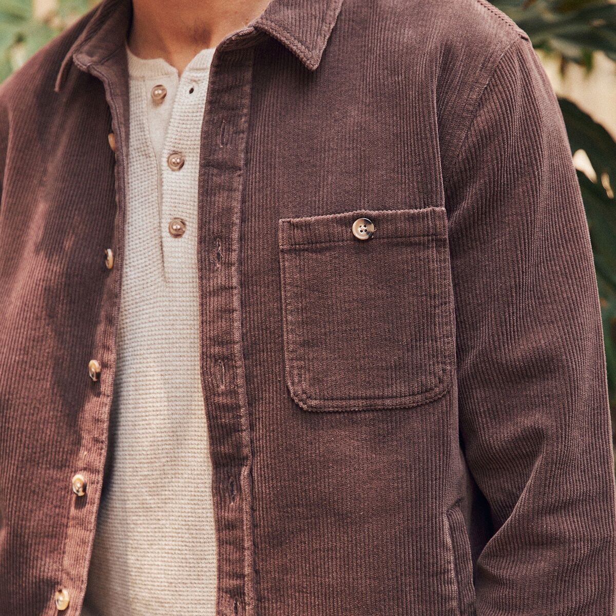 Marine Layer Max Broken In Corduroy Overshirt - Men's - Clothing