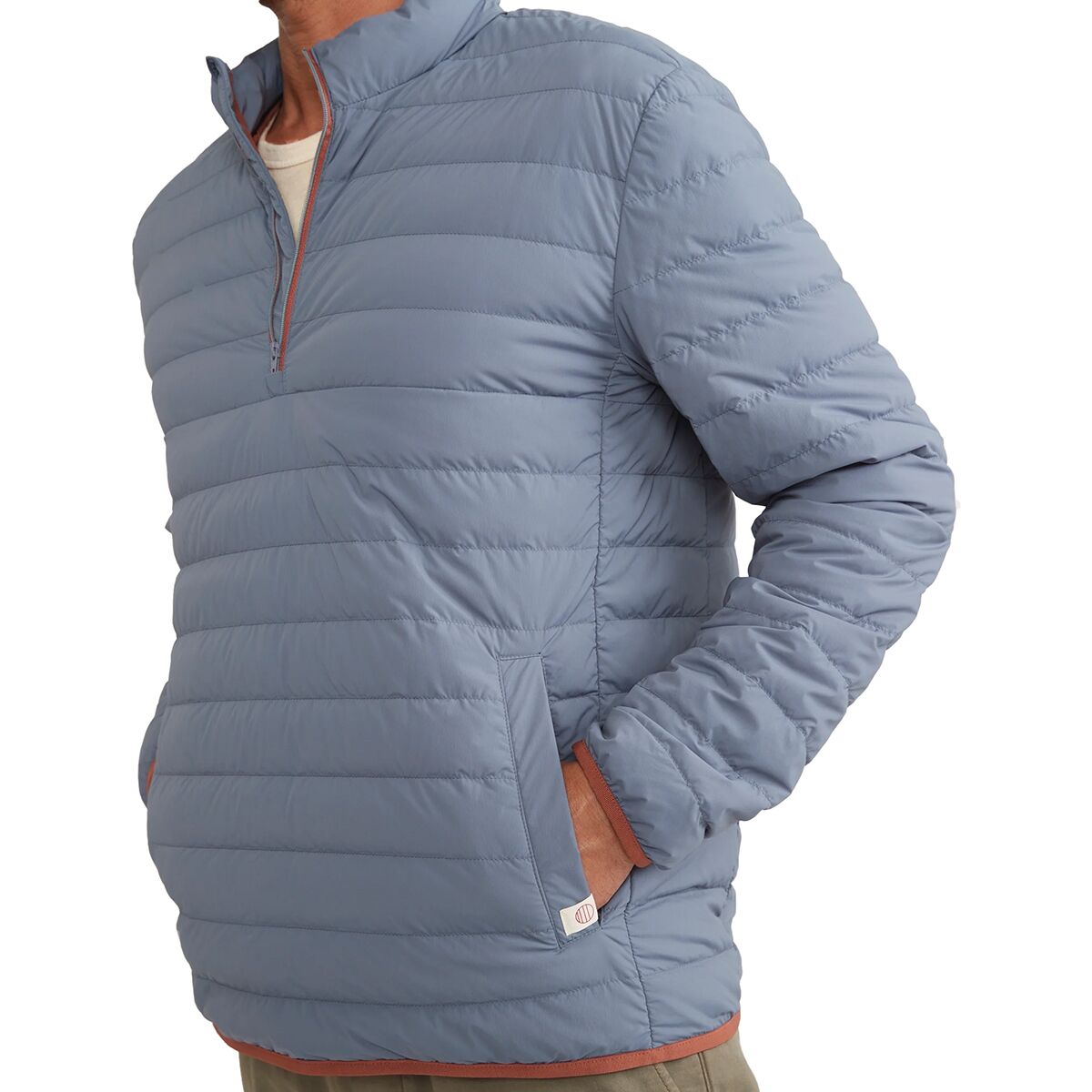 Marine Layer Stretch Half-Zip Puffer - Men's - Clothing