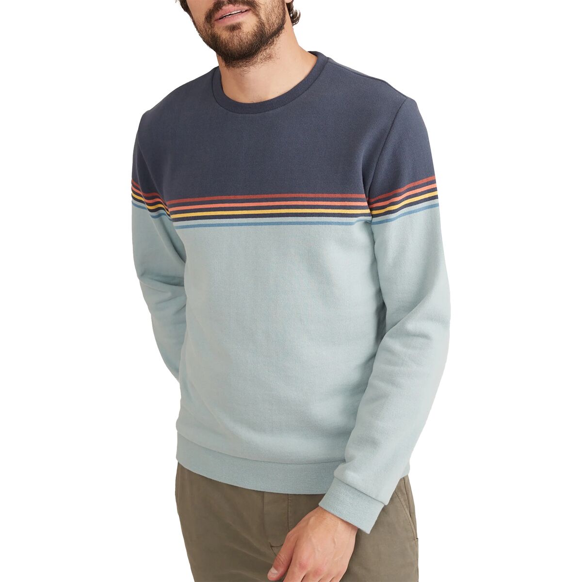 Marine Layer Sunset Stripe Sweatshirt - Men's - Clothing