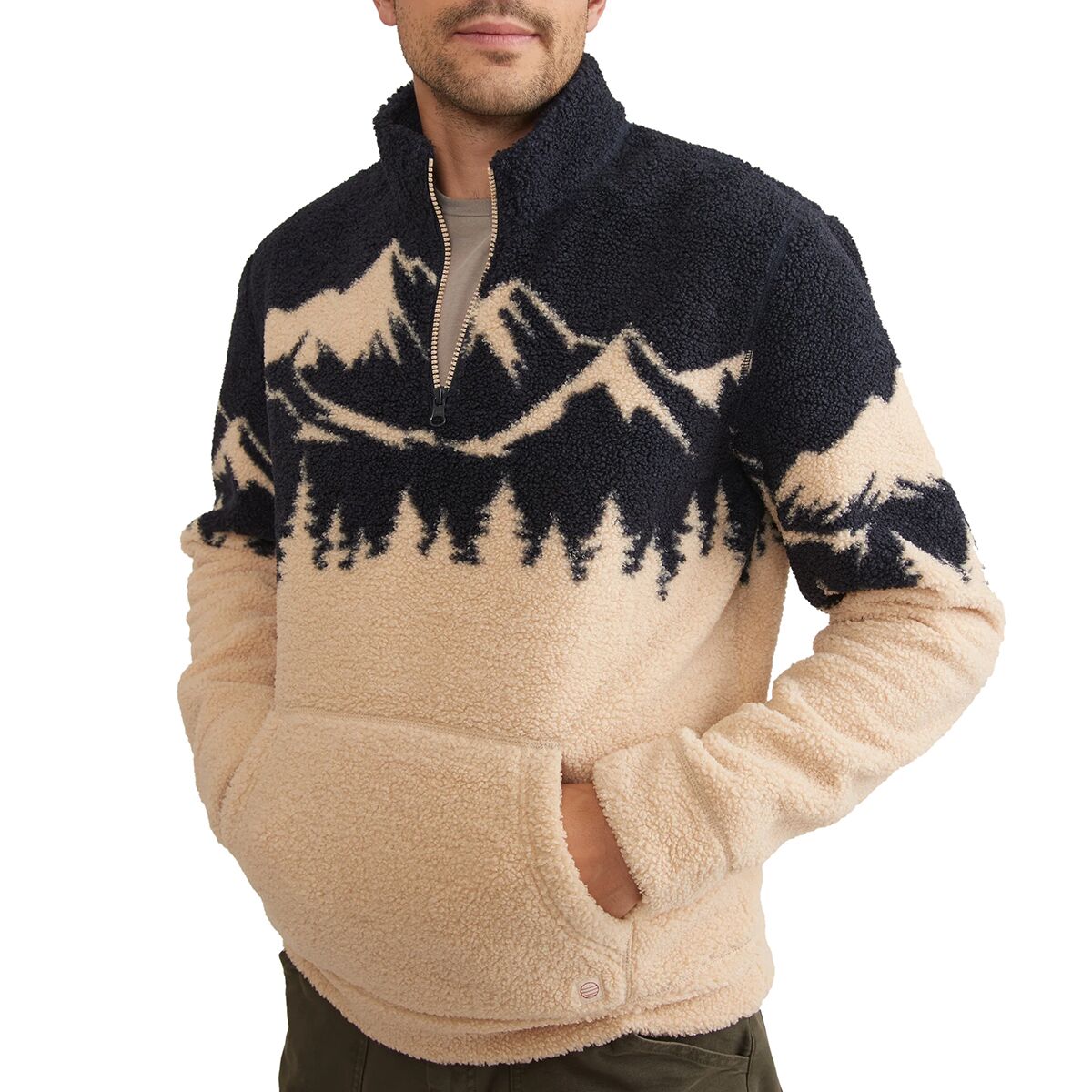 Marine Layer 1/2-Zip Scenic Fleece Jacket - Men's - Clothing