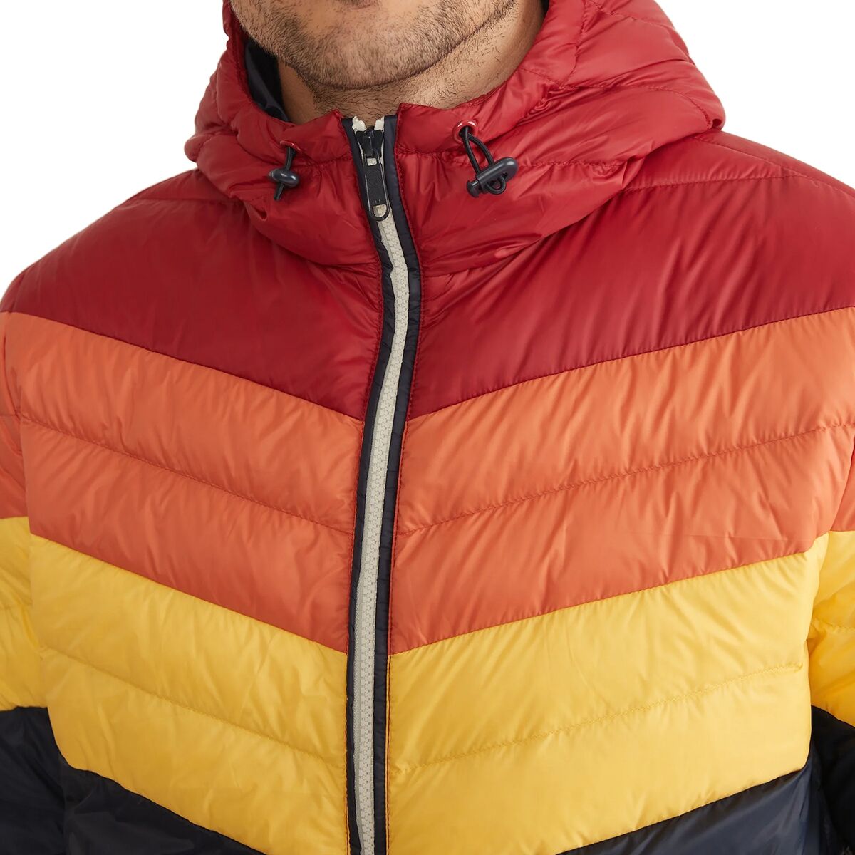 Marine Layer Archive Colorblock Puffer Jacket - Men's - Clothing