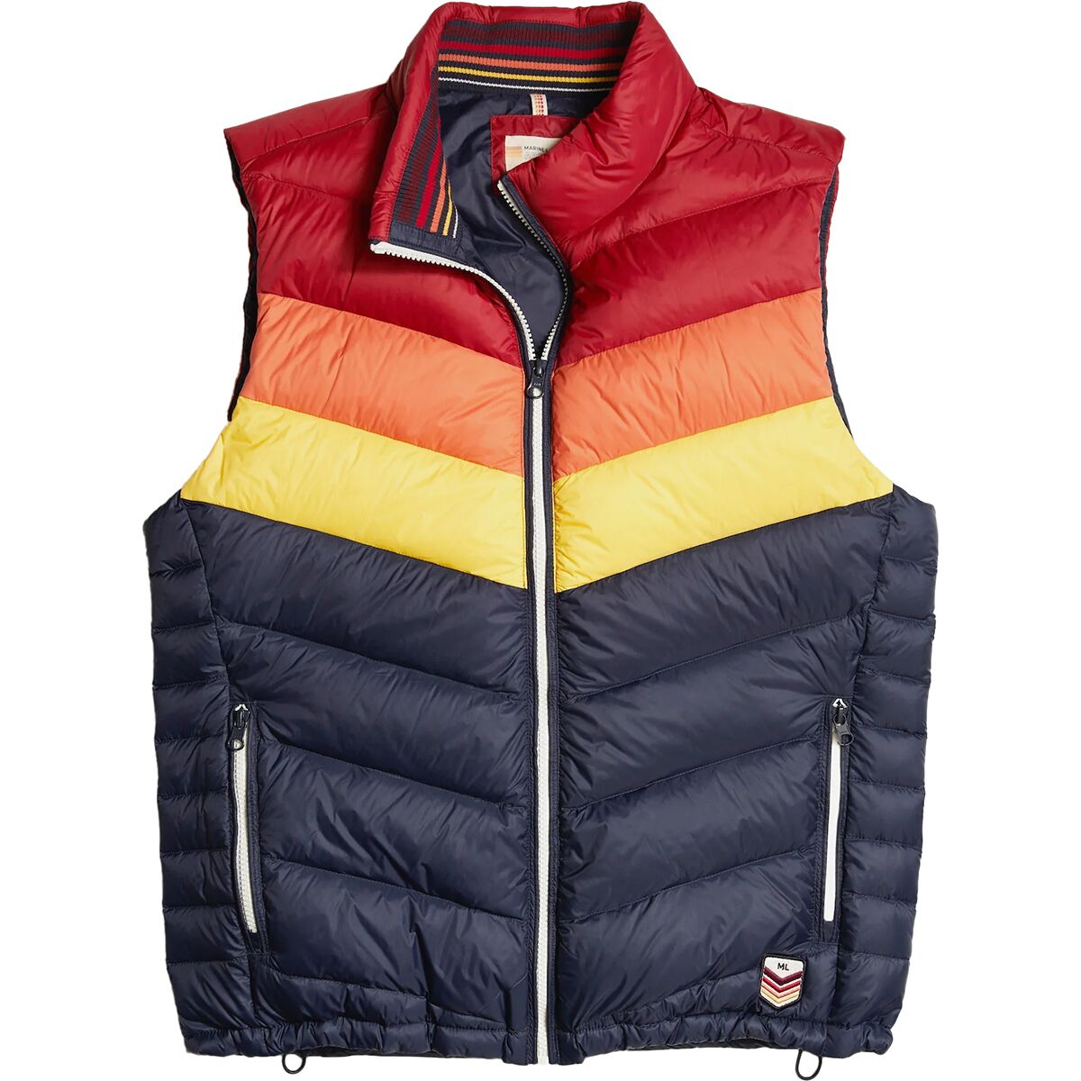 Marine Layer Archive Colorblock Reversible Puffer Vest - Men's - Clothing