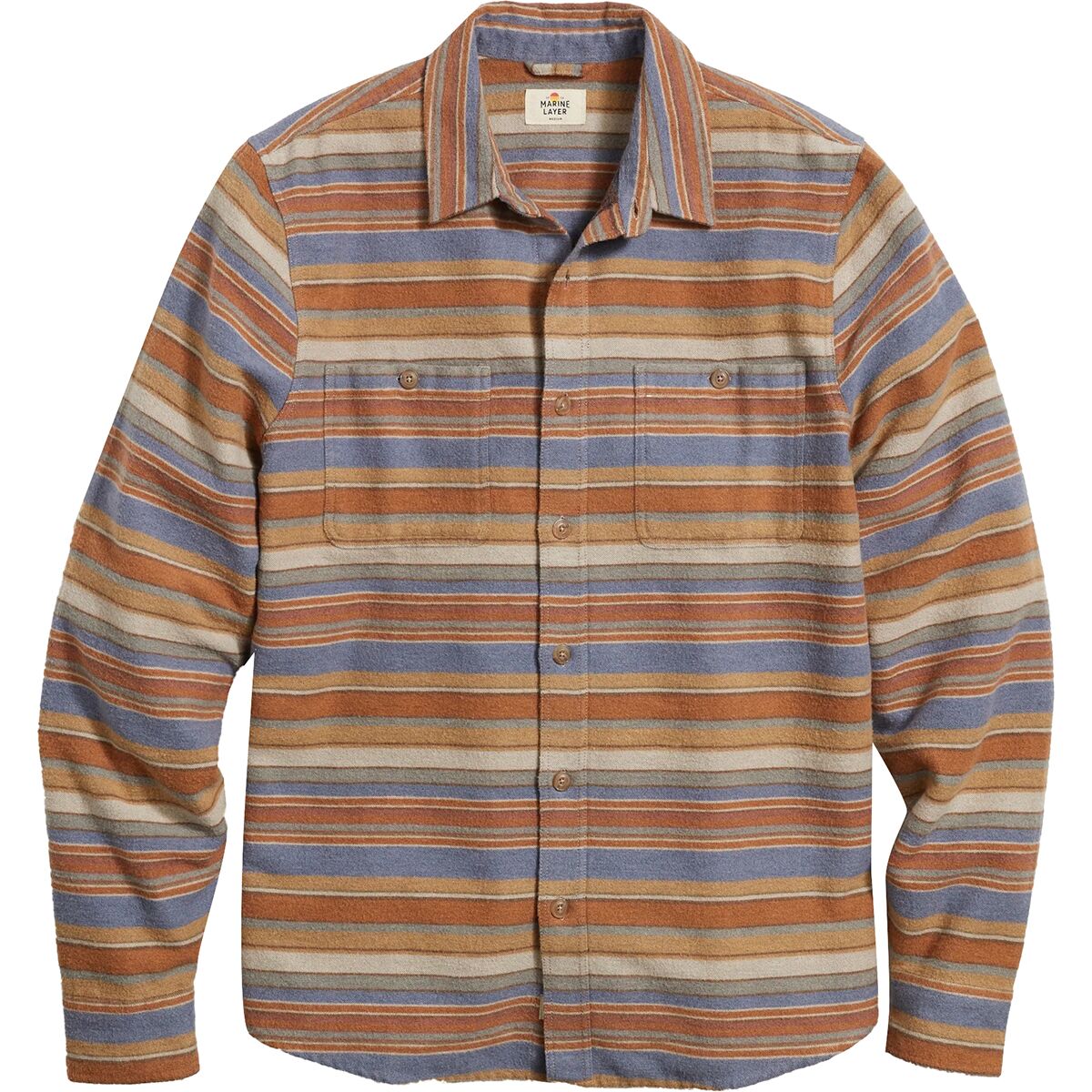 Marine Layer Maddox Baja Stripe Overshirt - Men's - Clothing