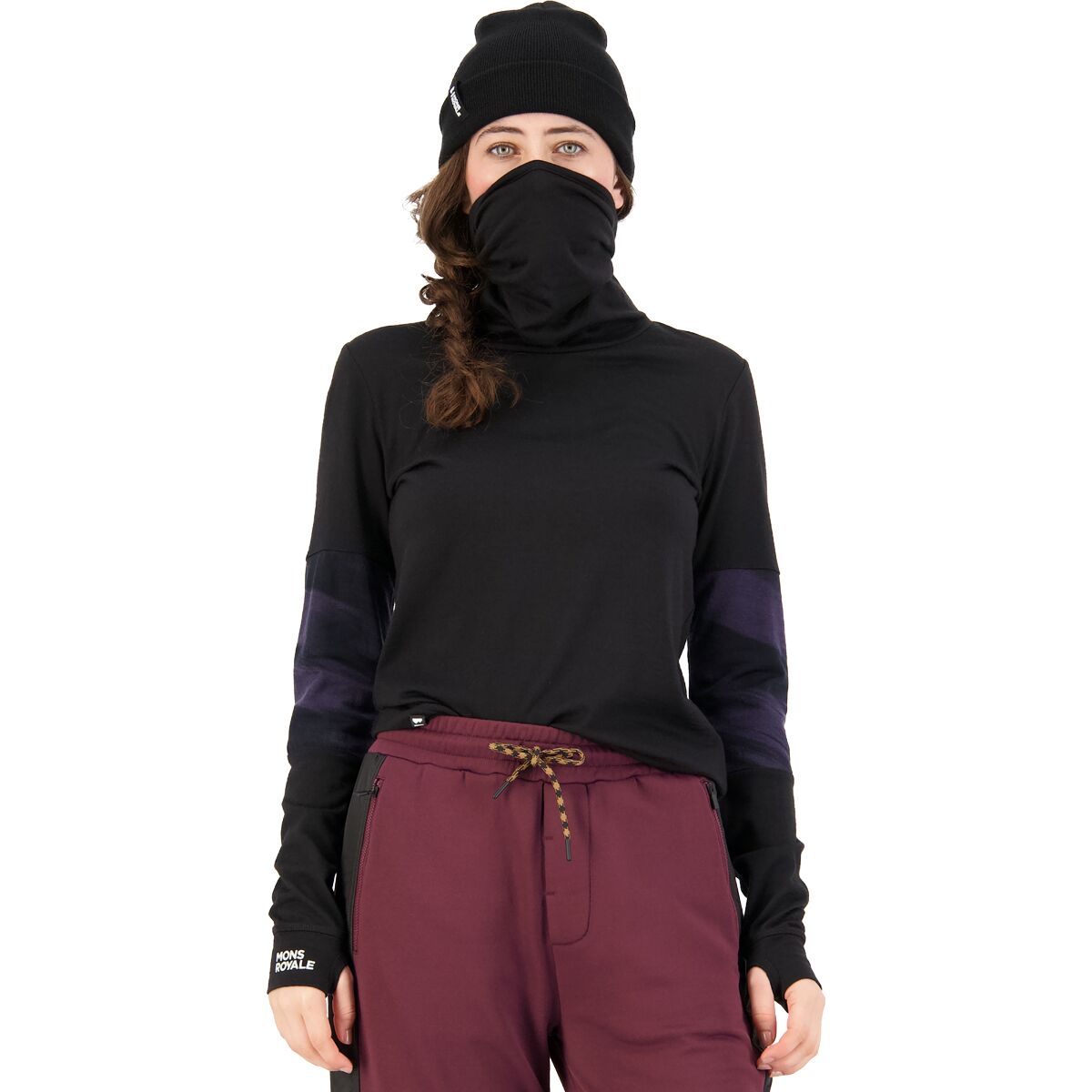 Mons Royale Cornice Rollover Long-Sleeve Top - Women's - Clothing