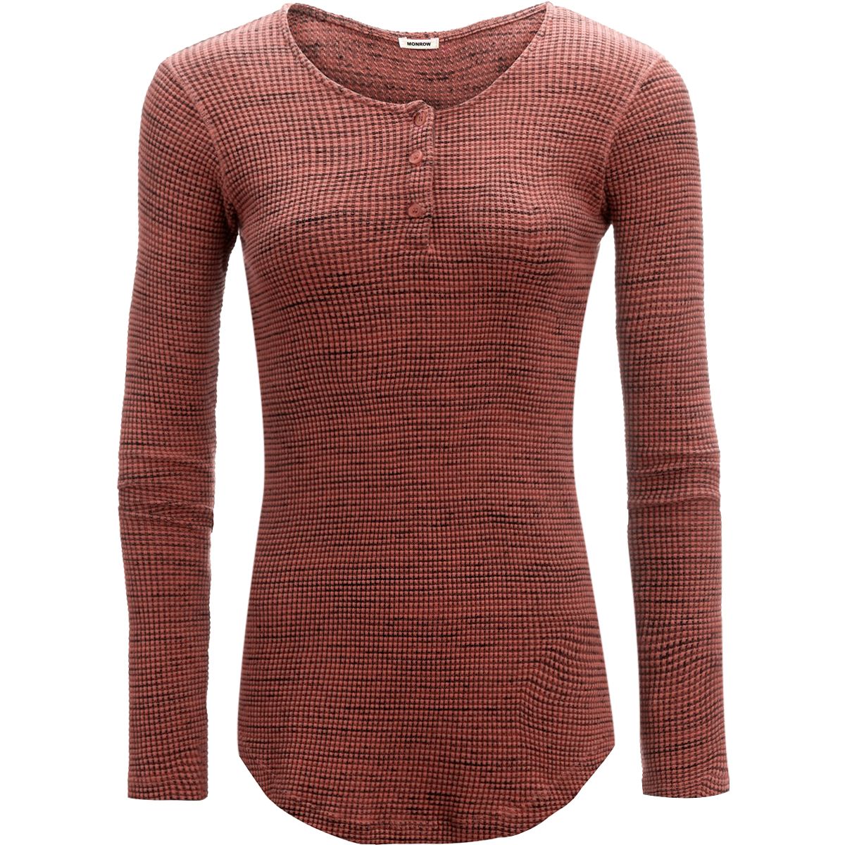 Monrow Long-Sleeve Henley - Women's - Clothing
