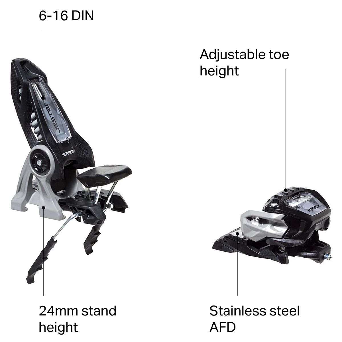 Marker Jester 16 ID Ski Binding - 2023 - Ski