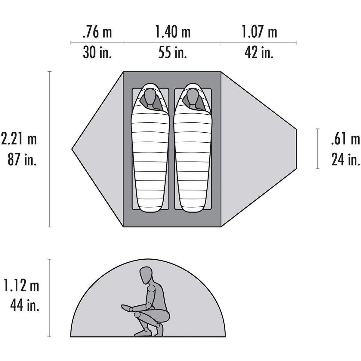 MSR Remote 2 Tent: 2-Person 4-Season - Hike & Camp