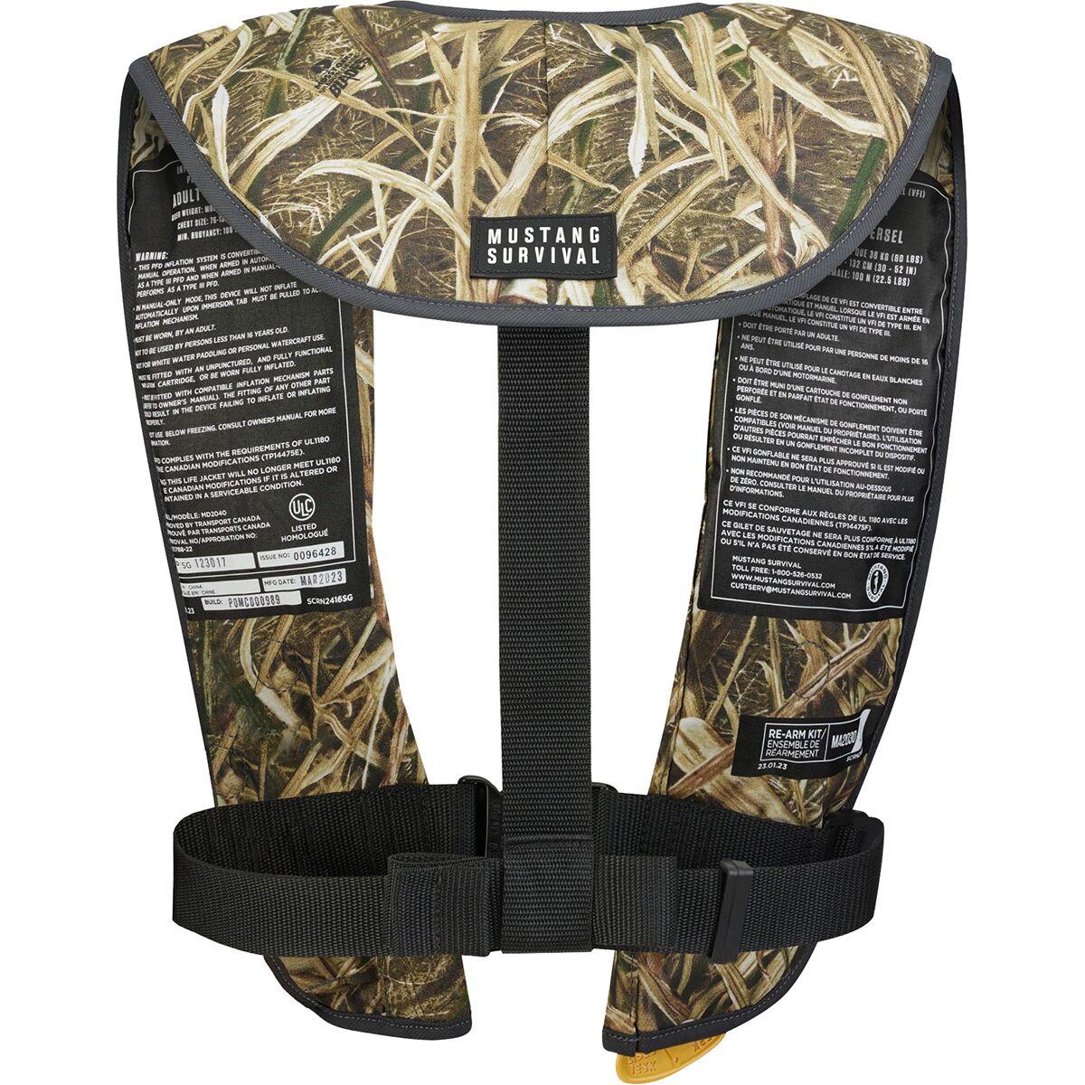 Mustang Survival MIT 100 Convertible A/M Inflatable Personal Flotation ...