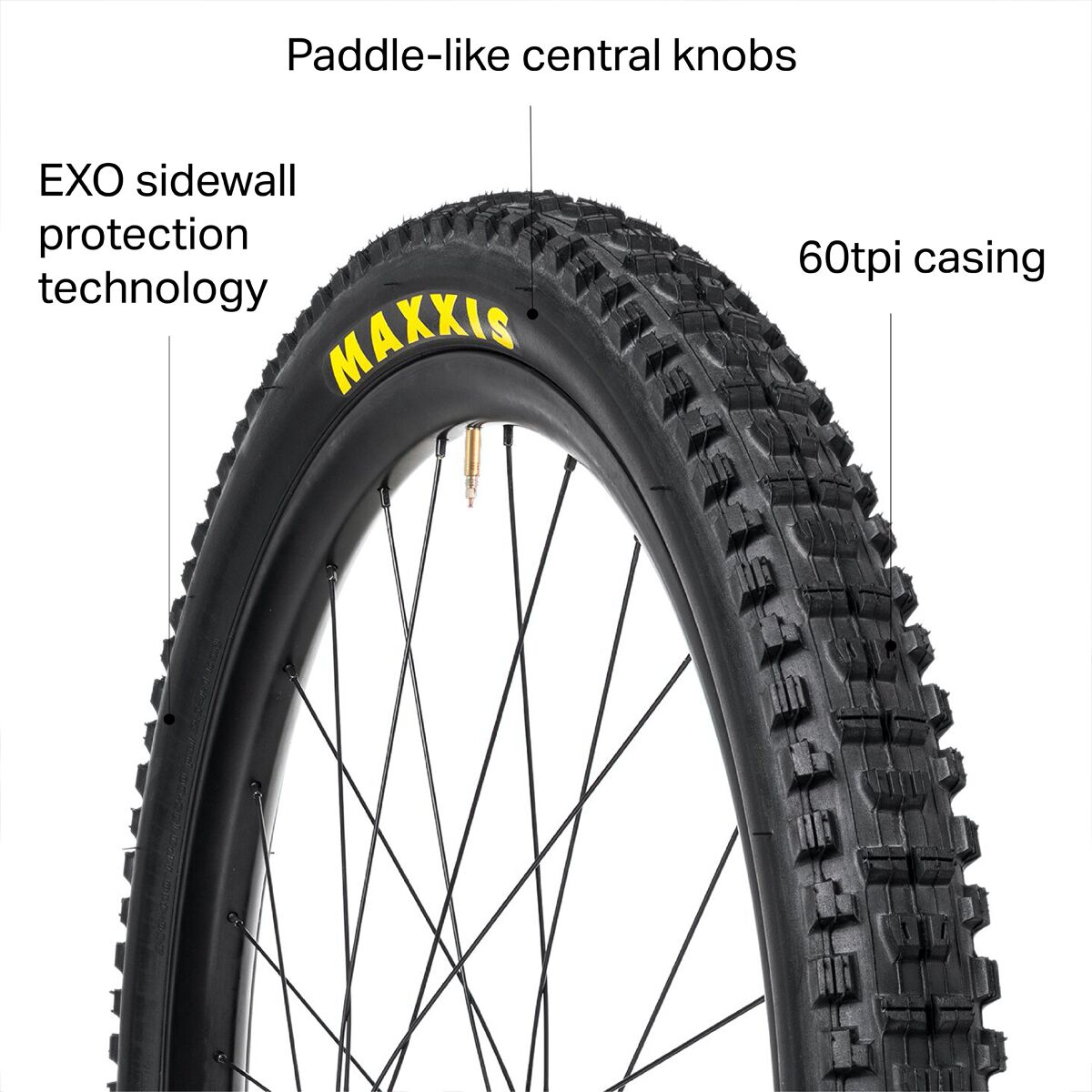 Maxxis Minion DHR II Dual Compound/EXO/TR 27.5in Tire - Bike