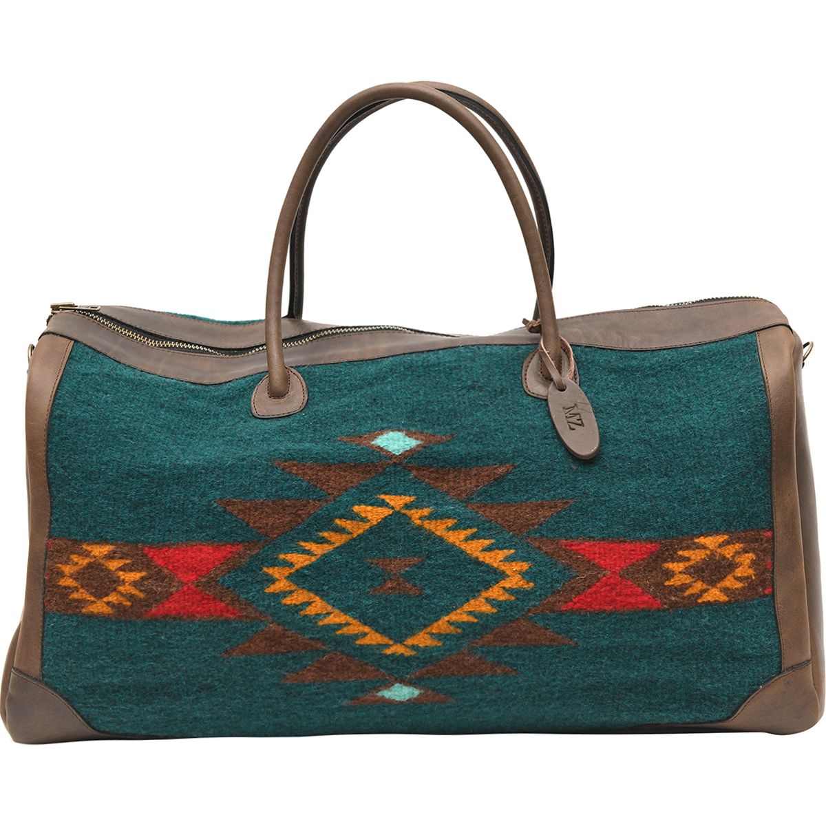 MZ Fair Trade Wild West Leather and Wool Duffel Bag - Women's - Accessories