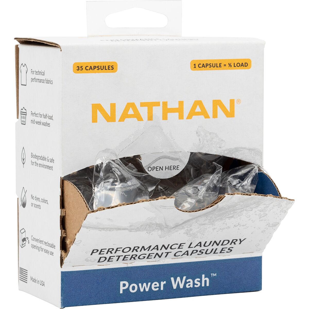 Nathan Power Wash Performance Detergent Capsules - Accessories