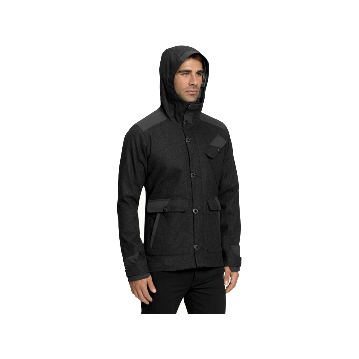 NAU Wool Patrol Hooded Jacket - Men's - Clothing
