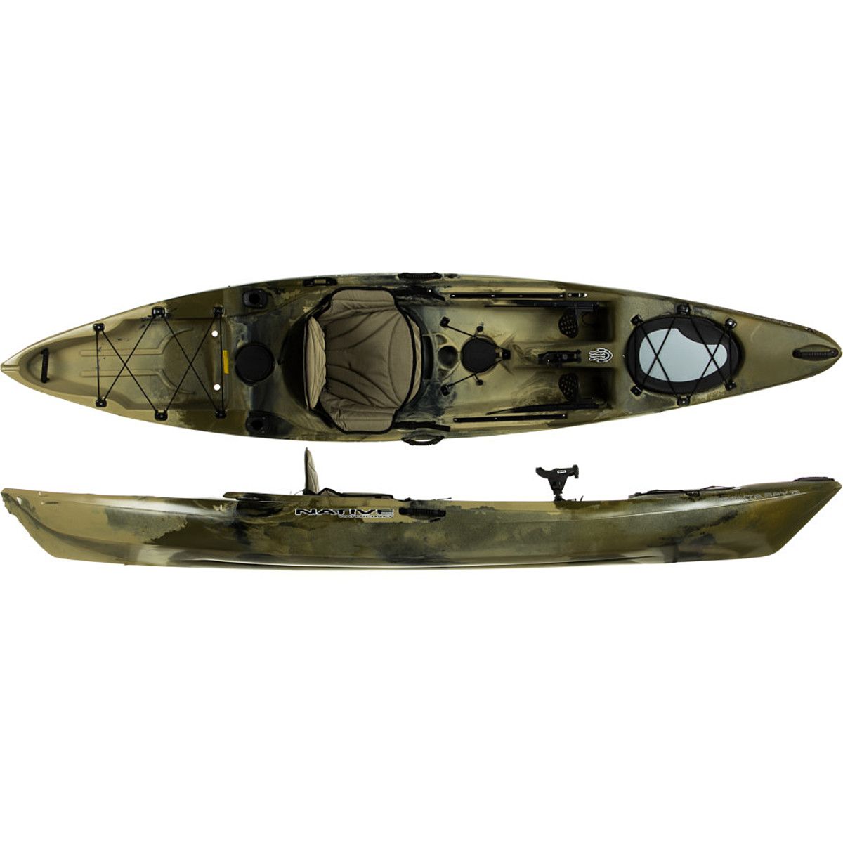 Native Watercraft Manta Ray 12 Angler Kayak - Paddle