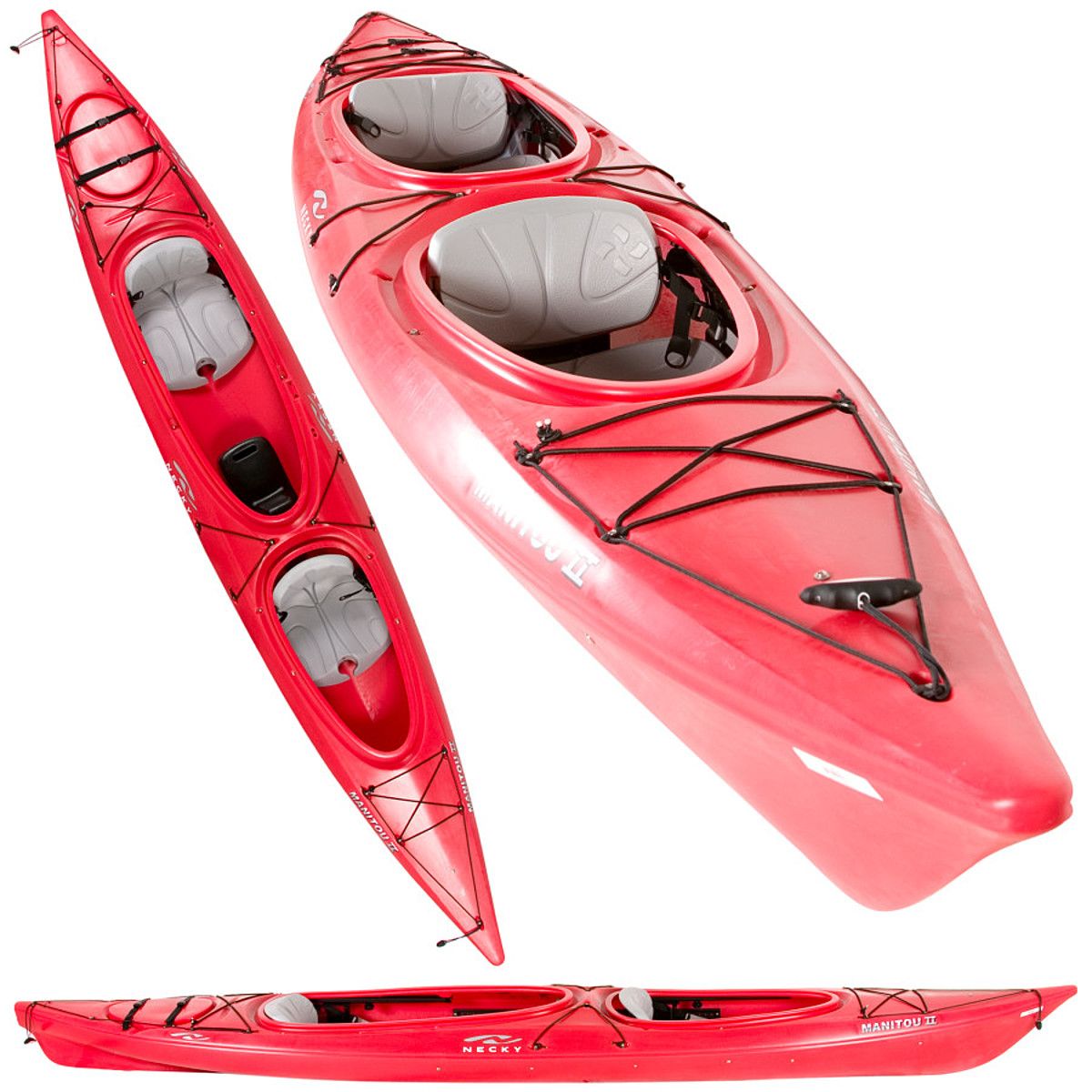 Necky Manitou 2 Tandem Kayak w/ Rudder - Paddle