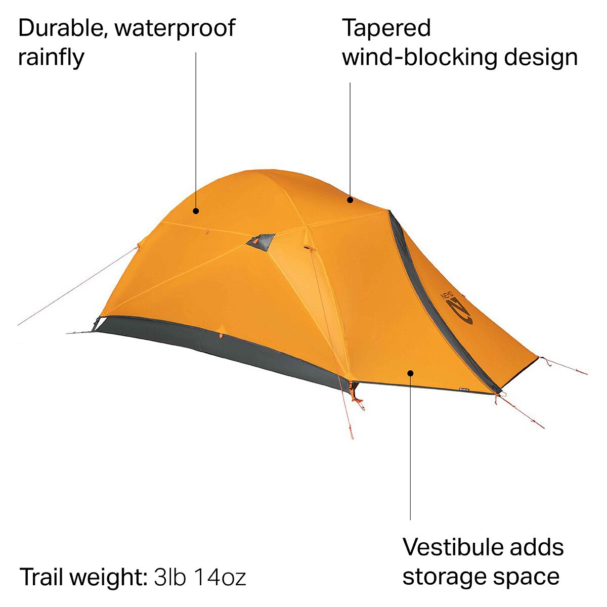 NEMO Equipment Inc. Kunai 2P Tent: 2-Person 4-Season - Hike & Camp