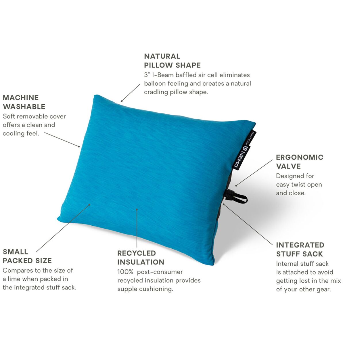 NEMO Equipment Inc. Fillo Elite Pillow - Hike & Camp