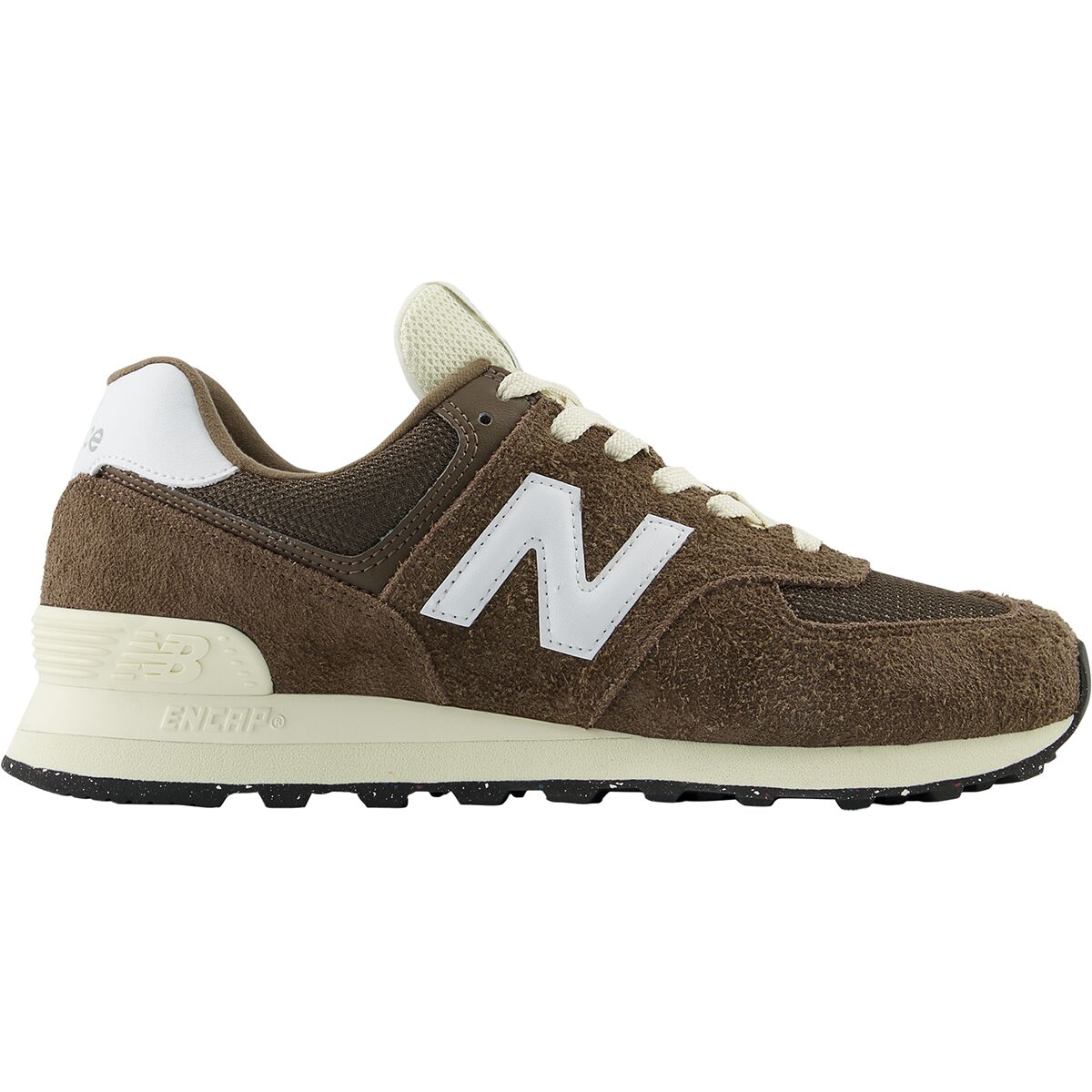 New Balance 574 Hairy Suede/Mesh/Synthetic Shoe - Footwear