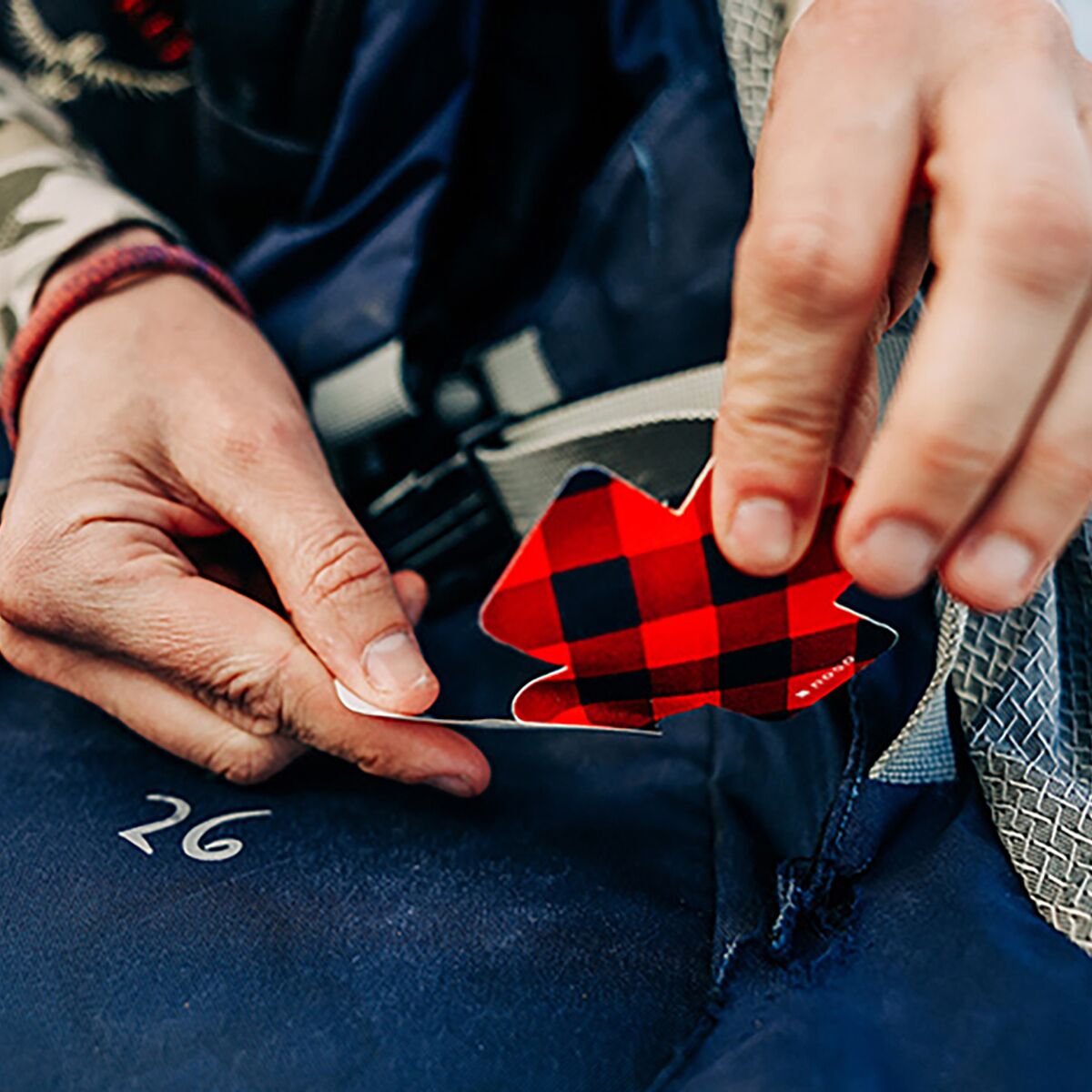 Noso Patches Lumberjack Plaid Patch - Hike & Camp