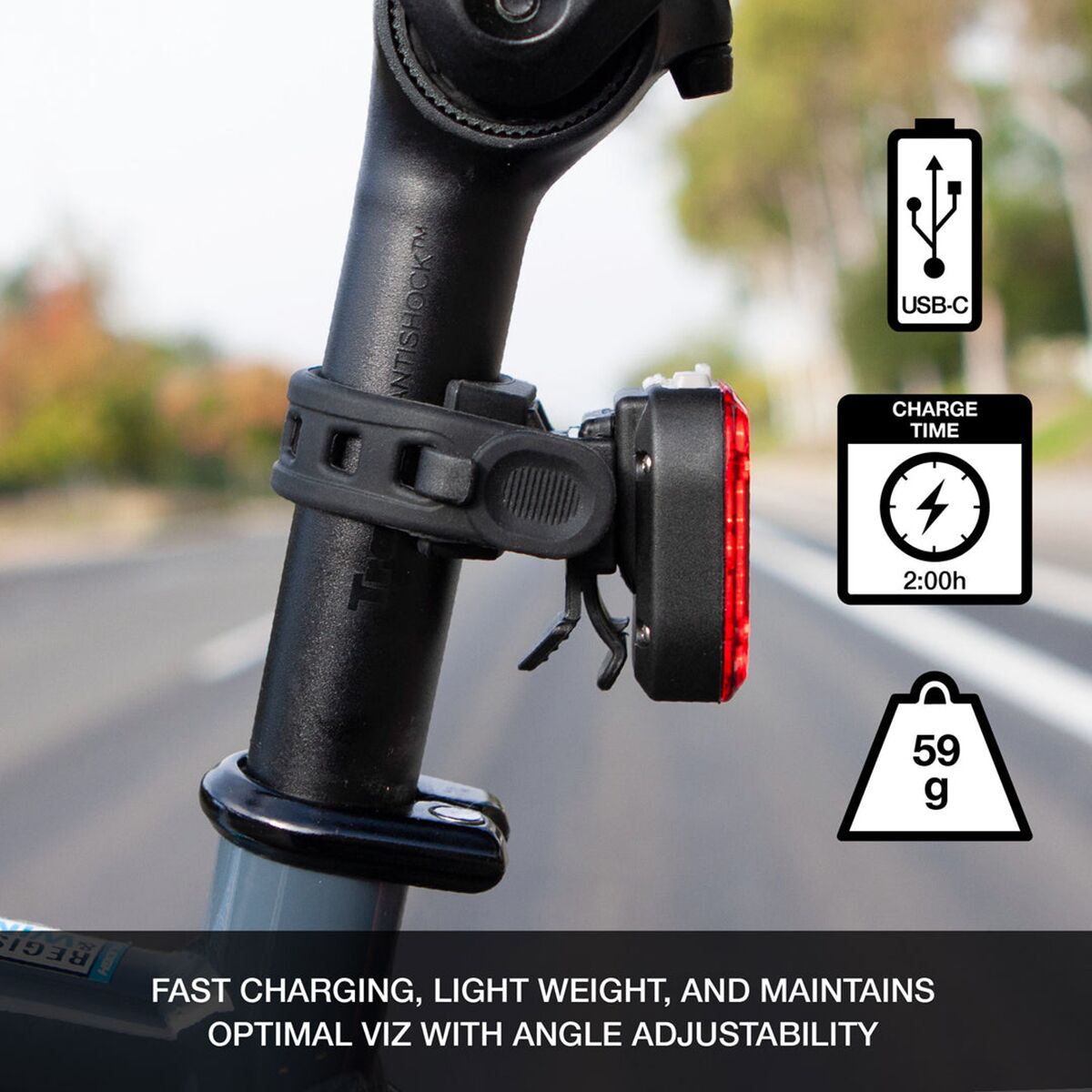 NiteRider Vmax+ 150 Rear Light - Bike