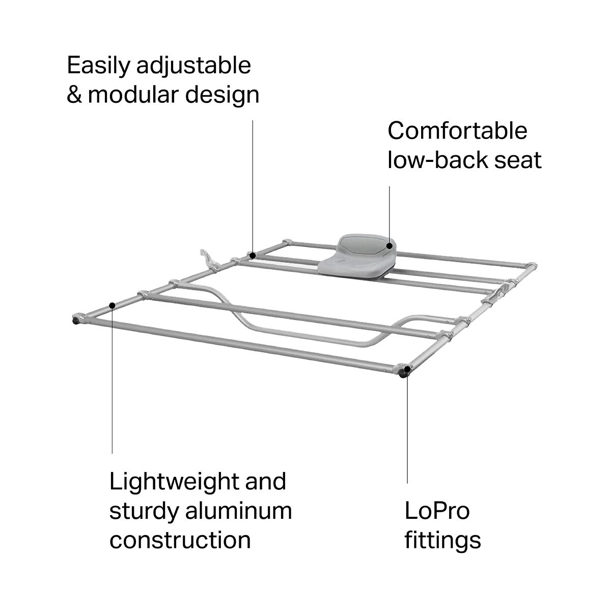 NRS Bighorn II Raft Frame - Paddle