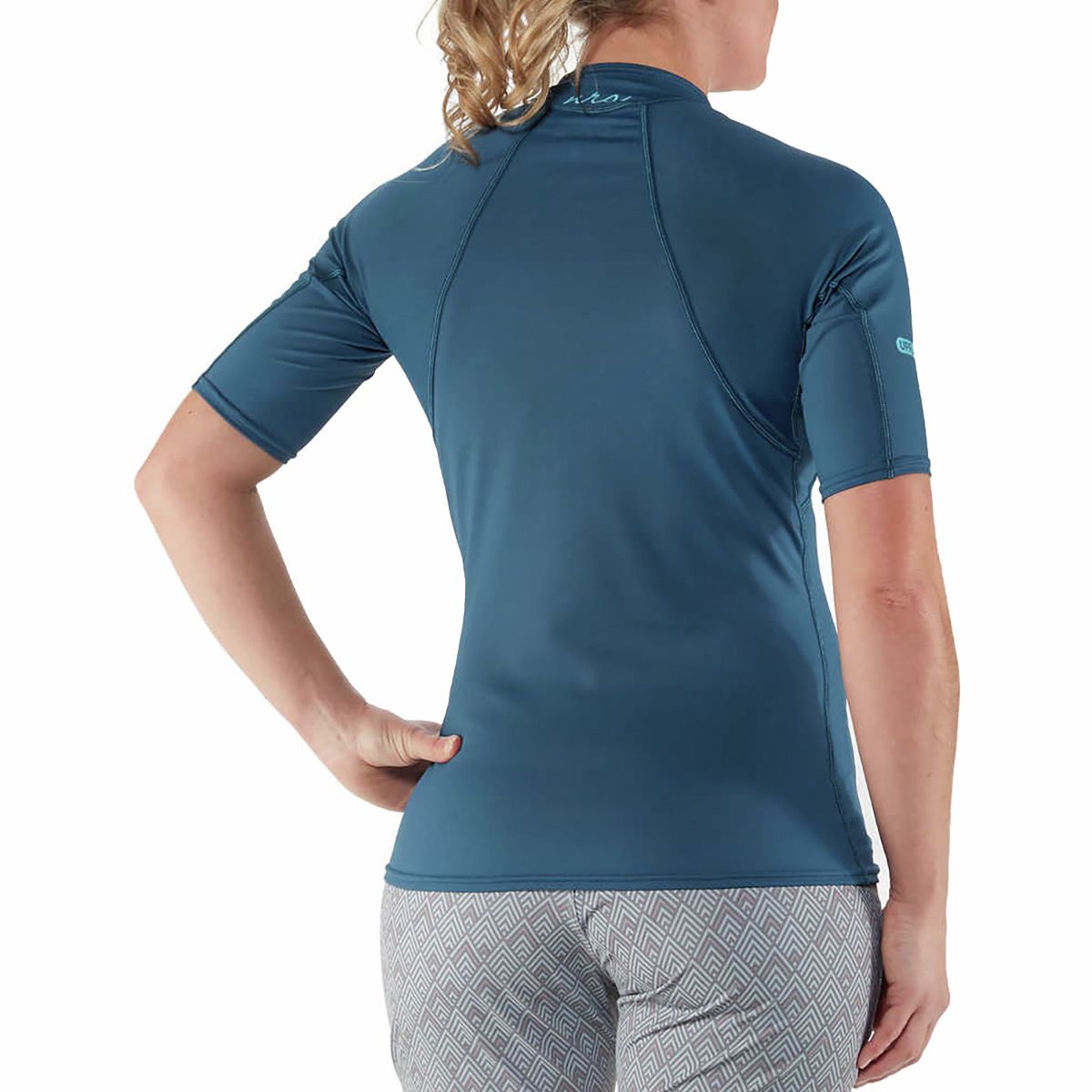 NRS Hydrosilk Short-Sleeve Rash Guard - Women's - Paddle