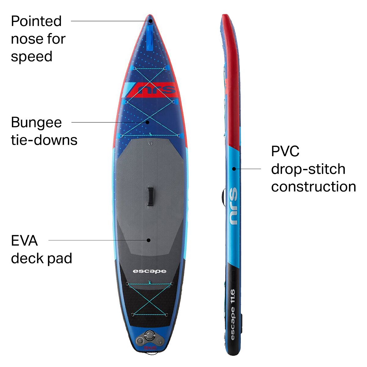 NRS Escape Stand-Up Paddleboard - Paddle