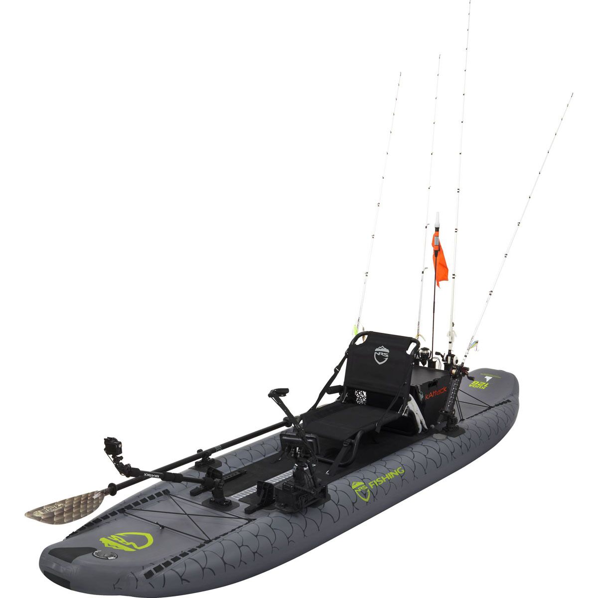 NRS Kuda Inflatable Sit-On-Top Kayak - Paddle
