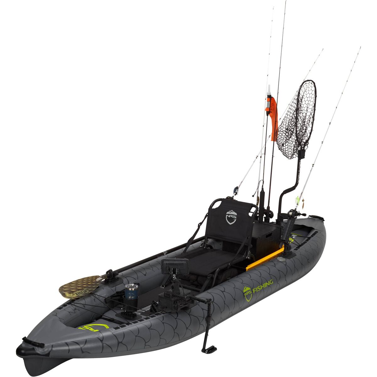 NRS Pike Inflatable Fishing Kayak - Paddle