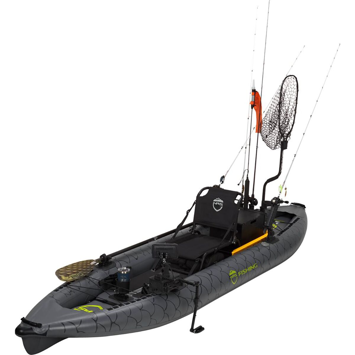 NRS Pike Inflatable Fishing Kayak - Paddle