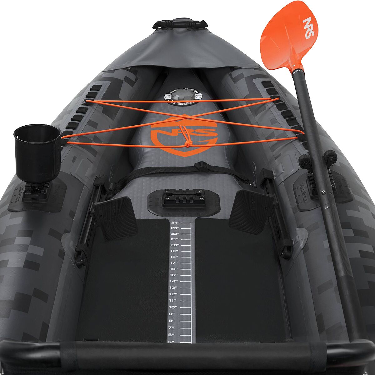 NRS Pike Pro Inflatable Fishing Kayak - Paddle