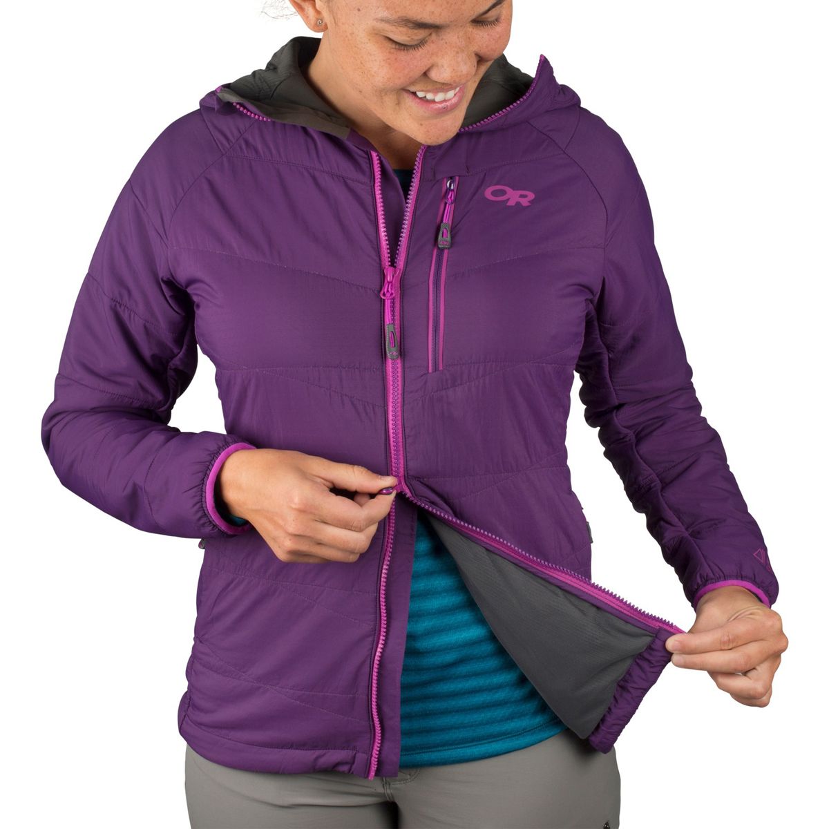 Outdoor Research Uberlayer Insulated Hooded Jacket Womens Clothing