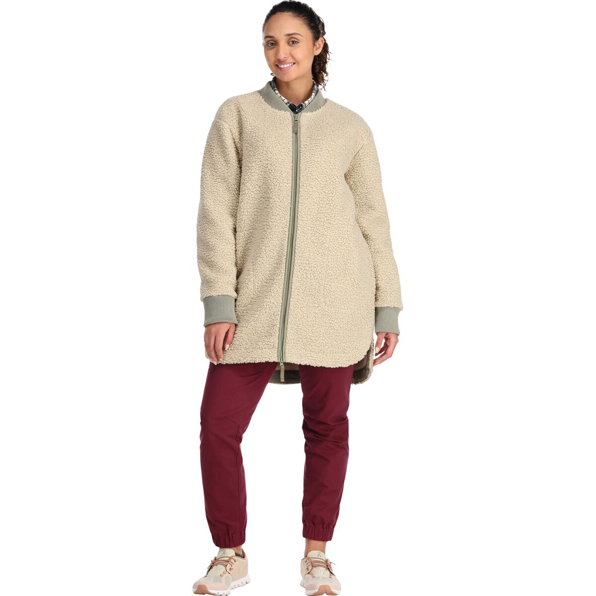 Outdoor Research Juneau Sherpa Fleece Coat Womens Clothing