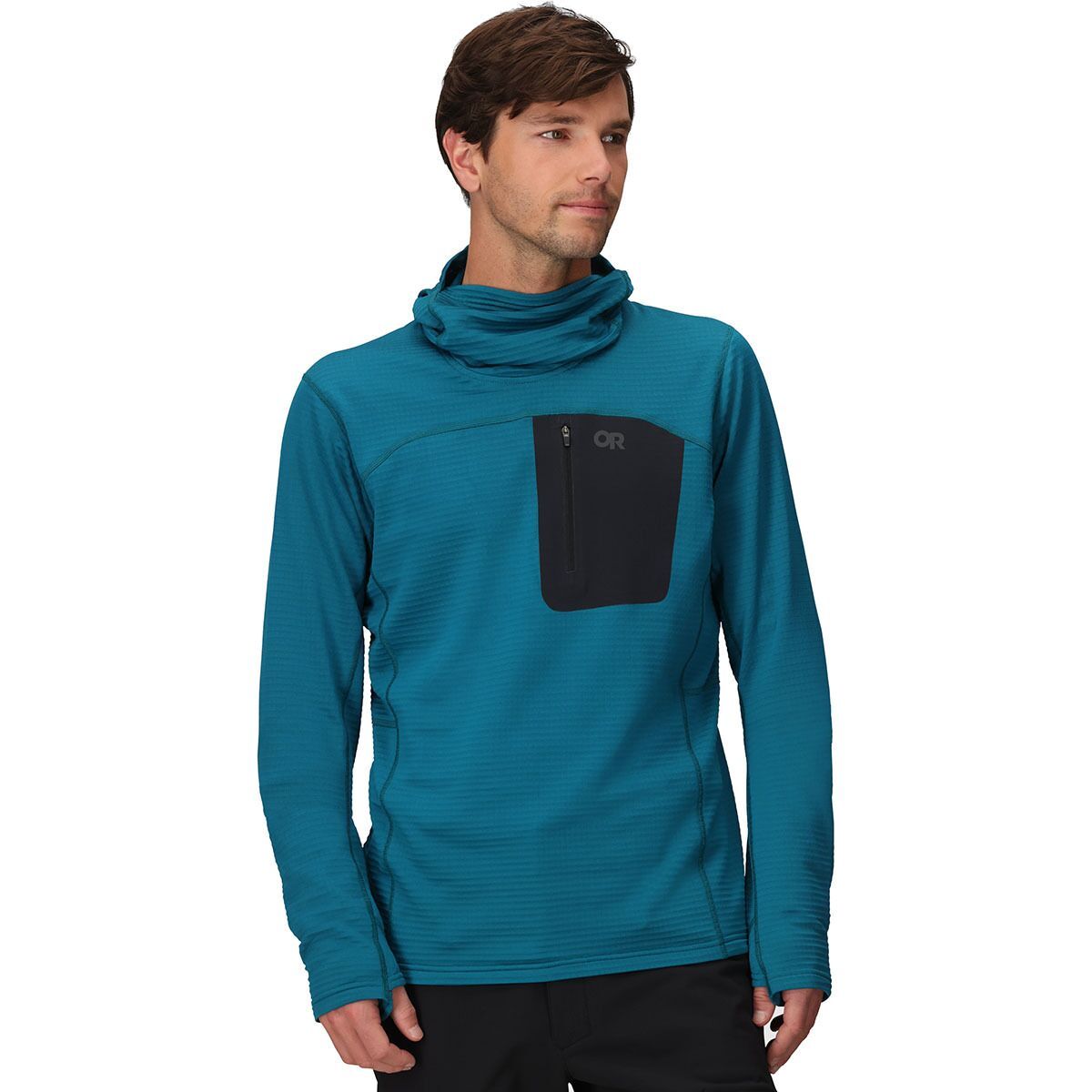 Outdoor Research Vigor Grid Fleece Pullover Hoodie - Men's - Clothing