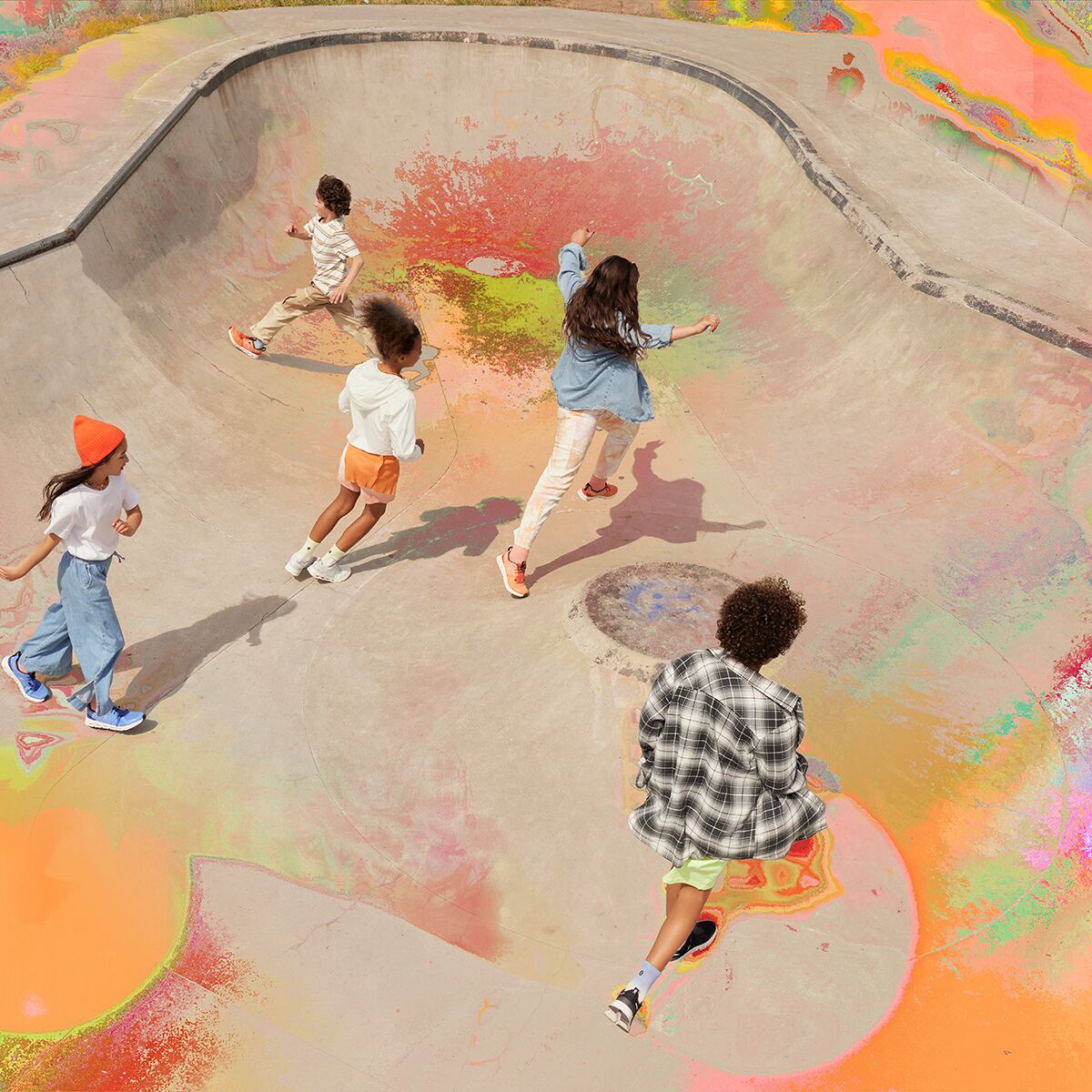 On Running Cloud Sky Shoe - Kids' - Kids