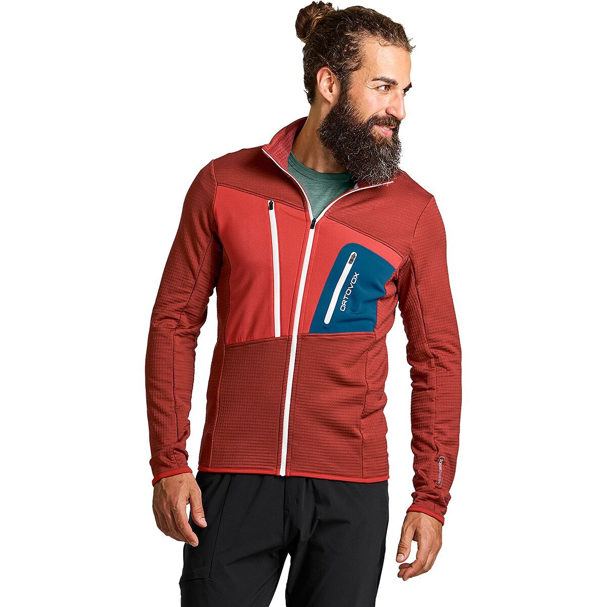 Ortovox Merino Fleece Grid Jacket - Men's - Clothing