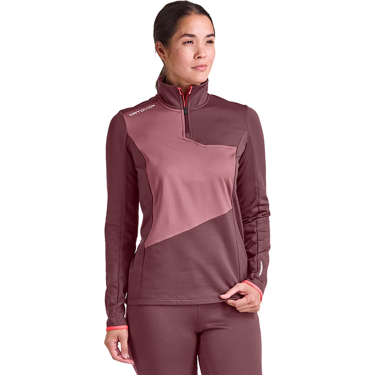 Ortovox Fleece Light Zip Neck Top - Women's - Clothing