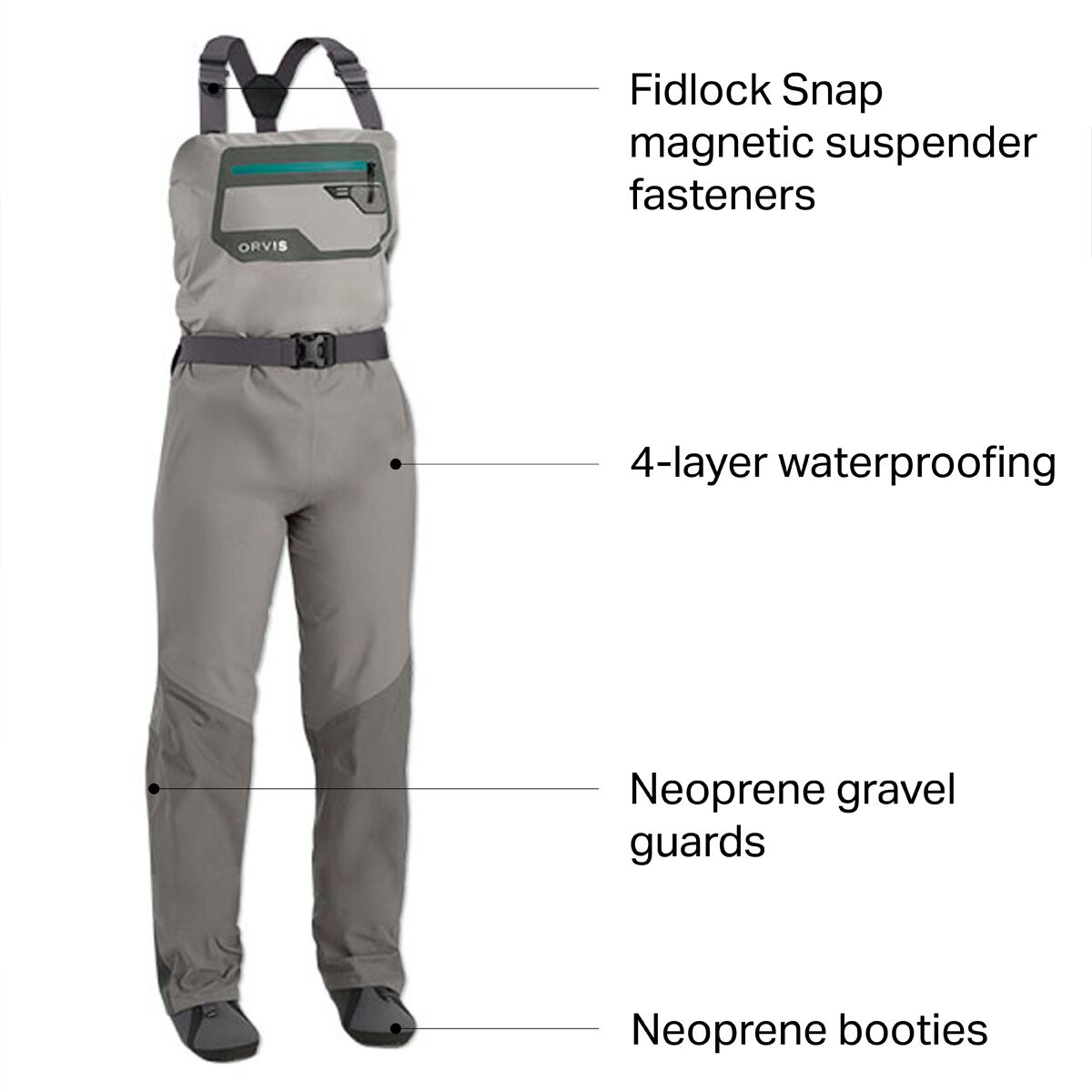 Orvis Ultralight Convertible Wader - Women's - Fishing