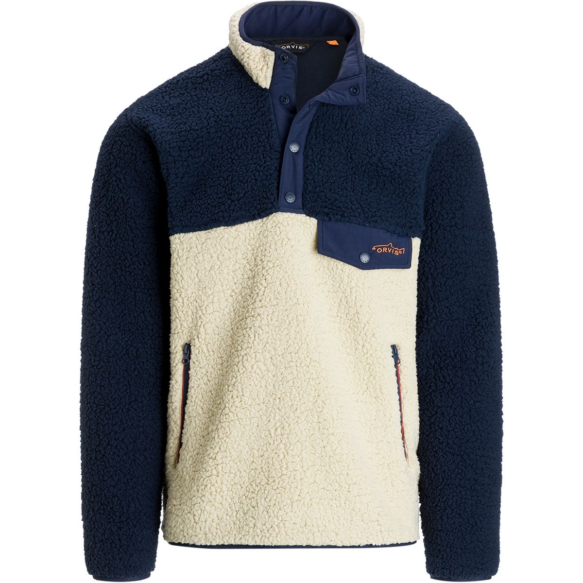 Orvis Sherpa Fleece Snap Front Jacket - Men's - Clothing
