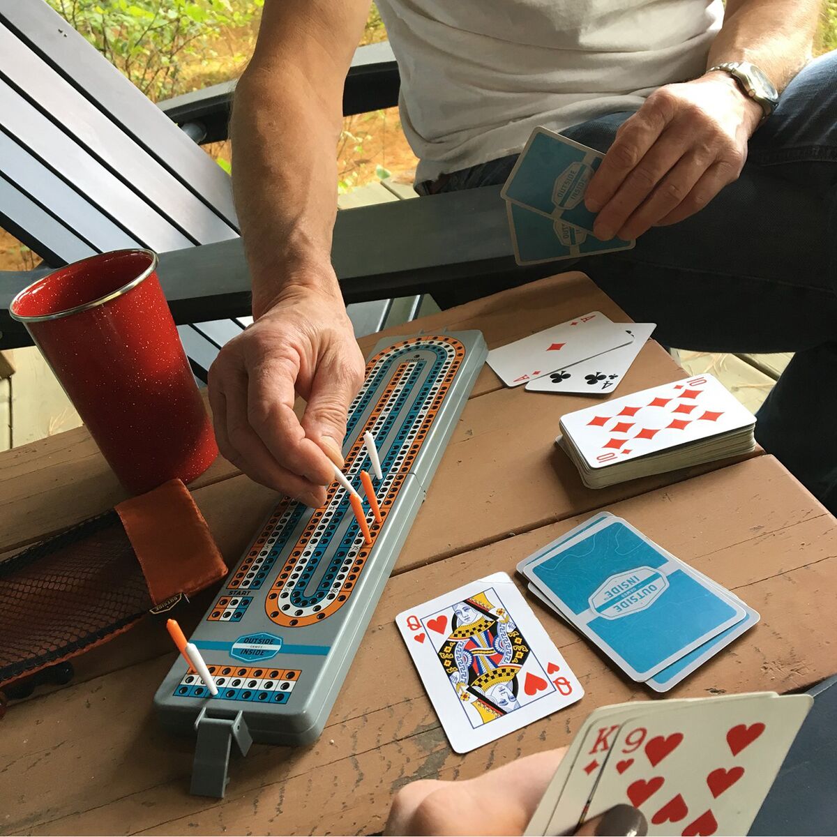 Outside Inside Backpack Cribbage - Hike & Camp