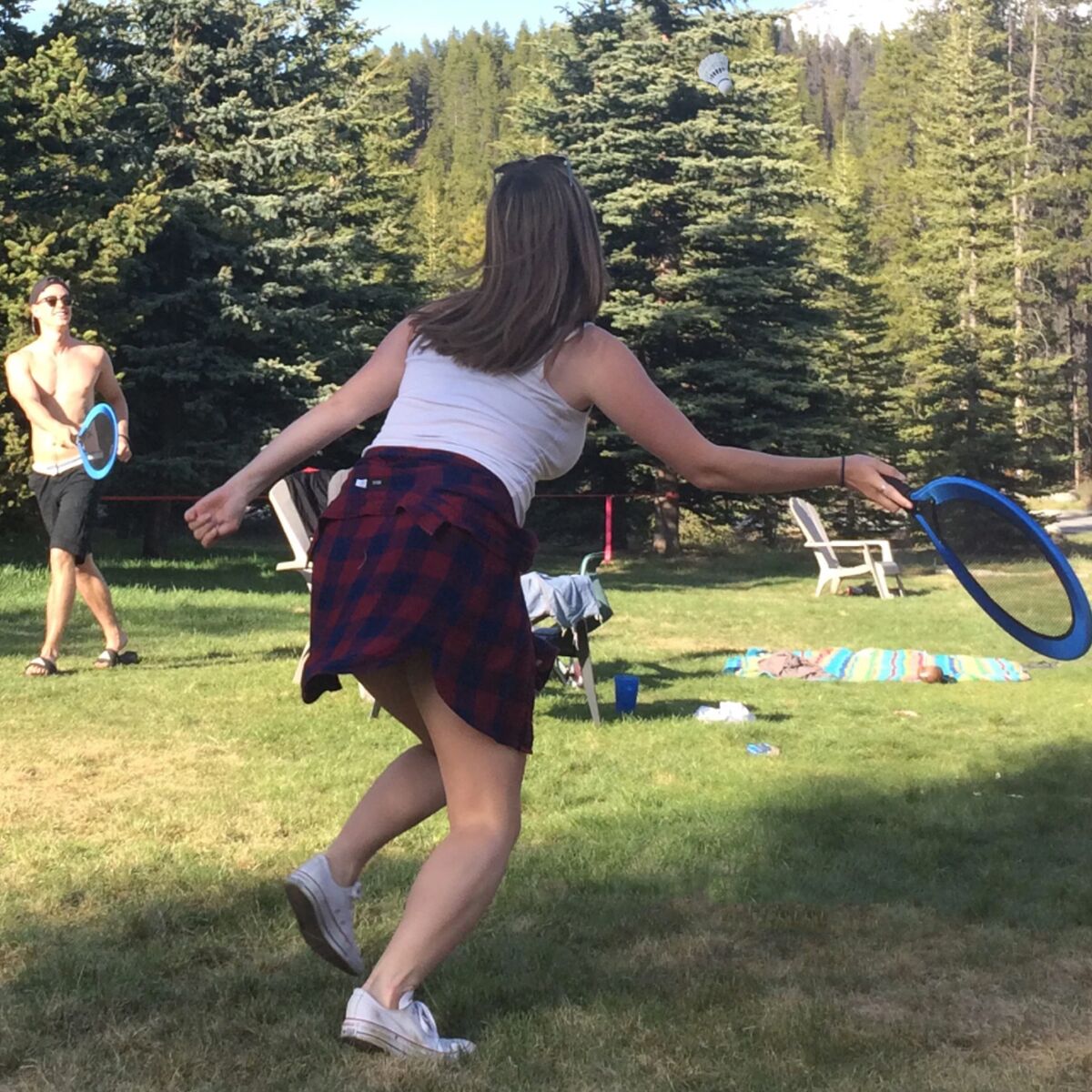 Outside Inside Freestyle Racket Set - Hike & Camp