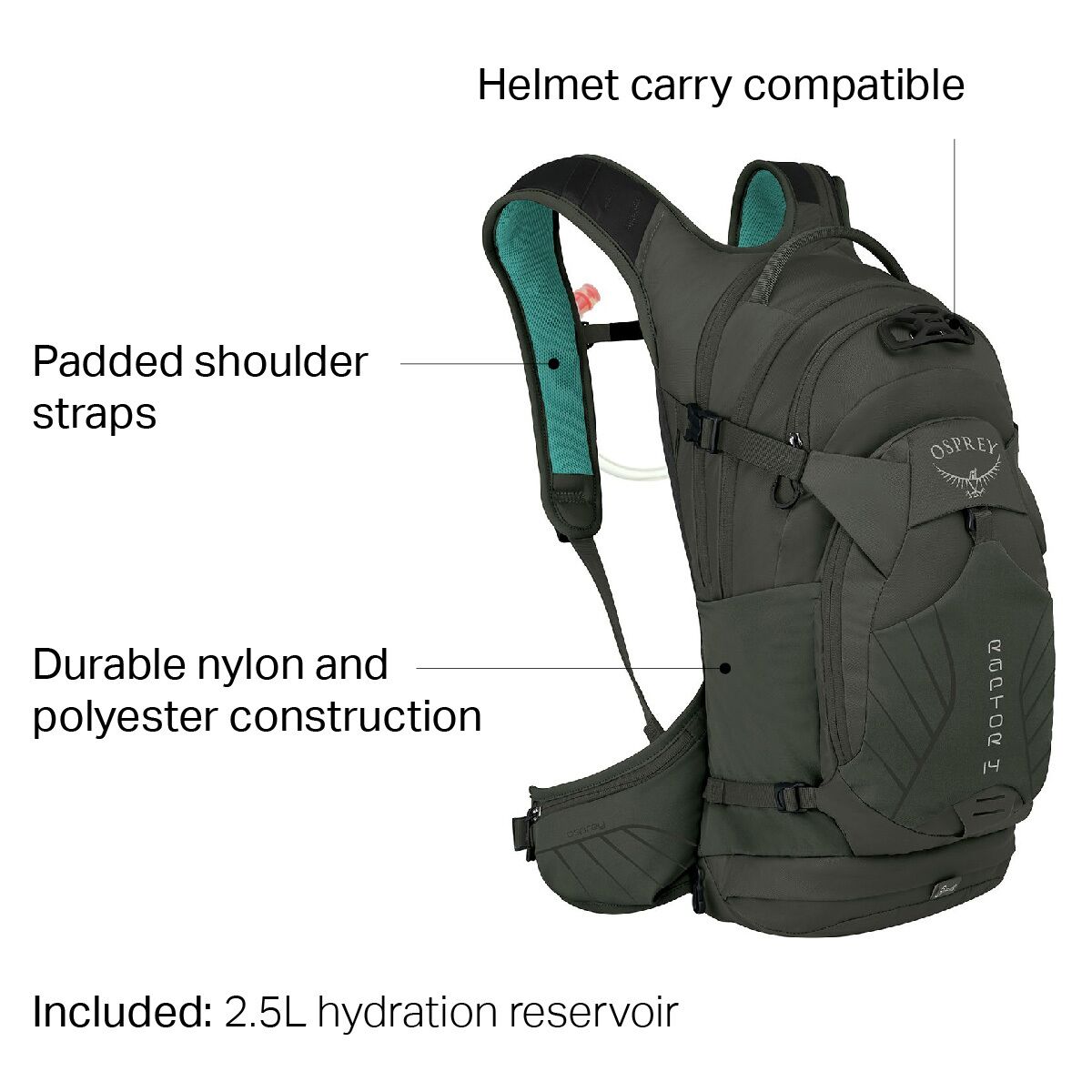 Osprey Packs Raptor 14L Backpack - Hike & Camp
