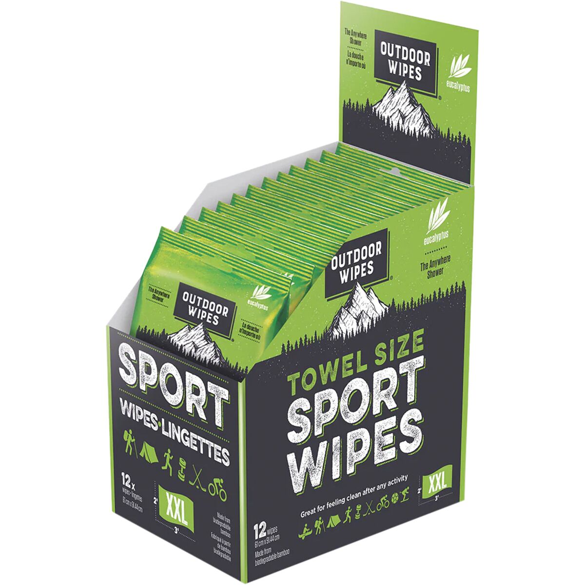 Outdoor Wipes Sport Wipes XXL - Bike