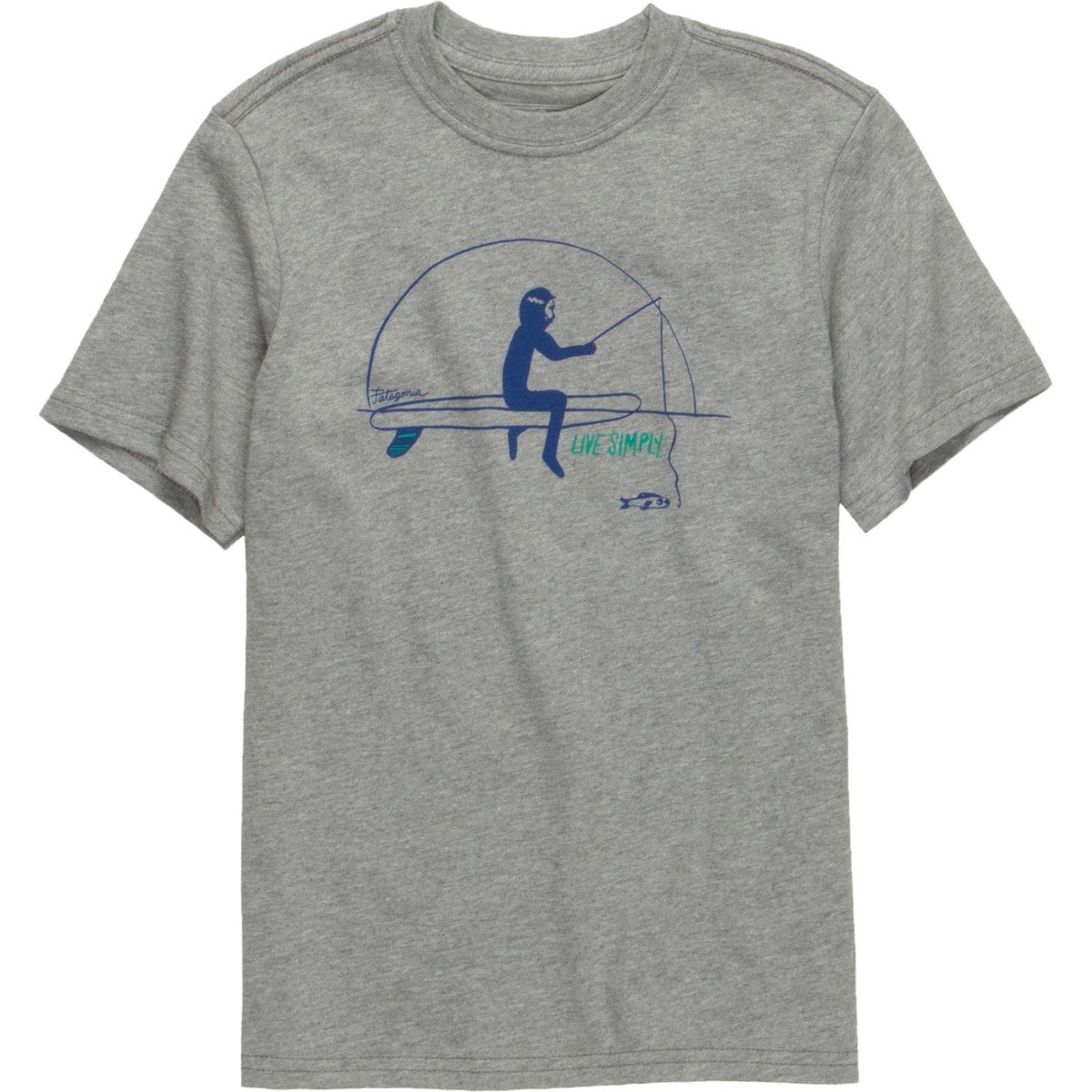 Patagonia Live Simply Angler Dangler T-Shirt - Short-Sleeve - Boys' - Kids