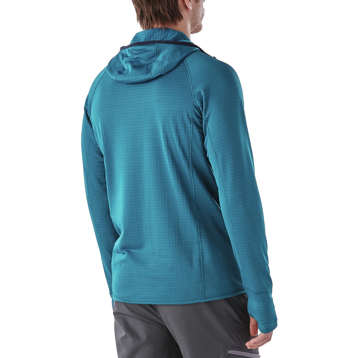 Patagonia R1 Hooded Fleece Pullover - 1/2-Zip - Men's | Backcountry.com
