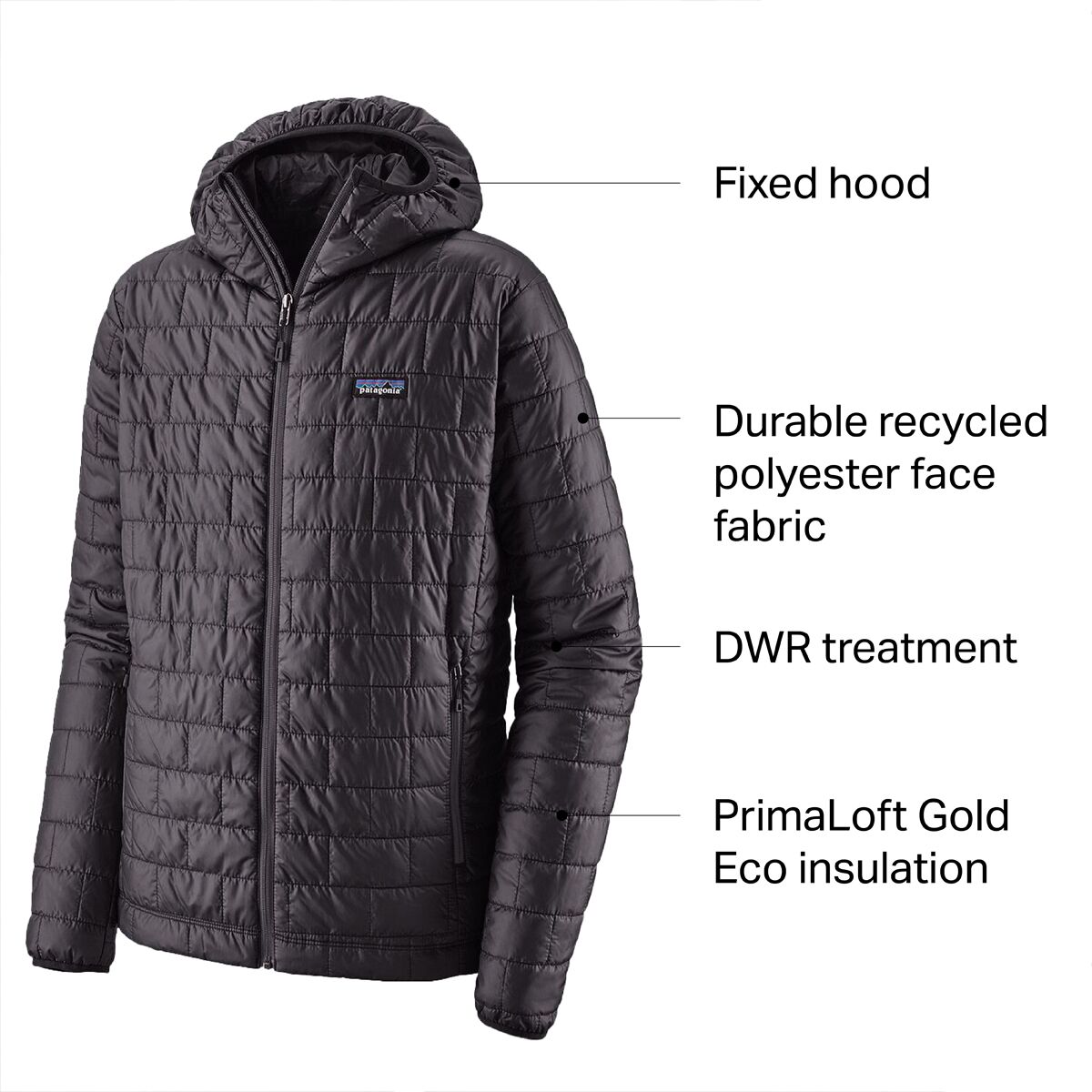 Patagonia Nano Puff Hooded Insulated Jacket - Men's - Clothing