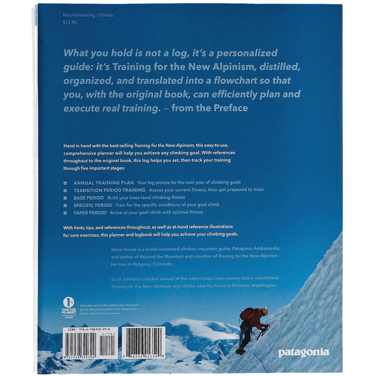 Patagonia The New Alpinism Training Log Book - Hike & Camp